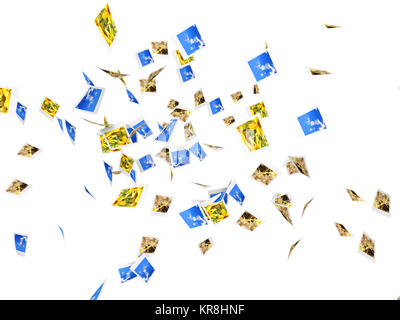 It`s raining instant photos. 3D rendered Illustration Stock Photo - Alamy